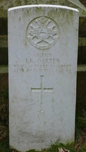 Oakden, Edward Ralph | The Sherwood Foresters
